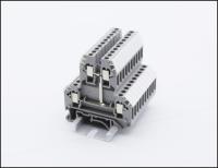 China 32A 800V M3 Screw Type Terminal Blocks Steel Ni Plated Width 5.2mm PA66 PBT / UL94-V0 Brass for sale