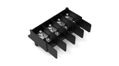 China 150A Energy Storage Connectors Block AC 600V Steel Ni Plated PA66 / PBT / UL94-V0 Brass for sale