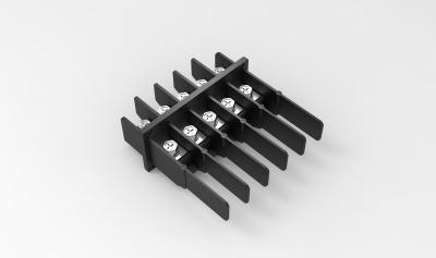 China ROHS Energy Storage Connectors  PA66 / PBT / UL94-V0 Brass  150A   DC 600V   Color Orange Black for sale