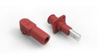 China DC 1000V Waterproofing Electrical IP67 Terminal Block 200A Color Red PA66 / PBT / UL94-V0 Brass for sale