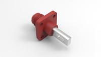 China DC 1000V Waterproofing Electrical IP67 Terminal Block 200A Color Red PA66 / PBT / UL94-V0 Brass for sale