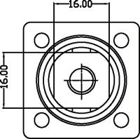 China Battery EV ESS Brass Energy Storage Connector 250A AC 3000V Color Red  Black ROHS / PA66 / PBT / UL94-V0 for sale
