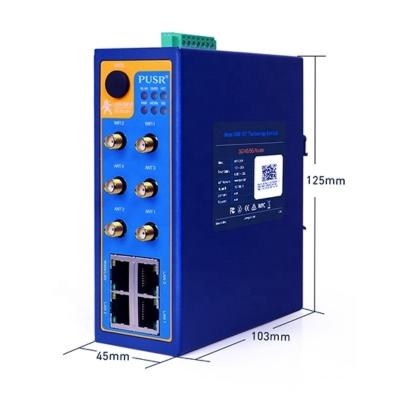 China 5G Multi Port Industrial Network Router Simply Ultrafast Speed USR-G816 for sale