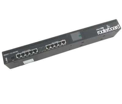 China Original Mikrotik 1U Rackmount 5xEthernet Router RB2011UiAS-RM and Private Mold with WPA2 Encryption Type for sale