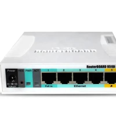 China 5G Sim Card Wireless Networking Router RB951Ui-2HnD with 5g Wi-Fi Transmission Rate of 1000Mbps for sale