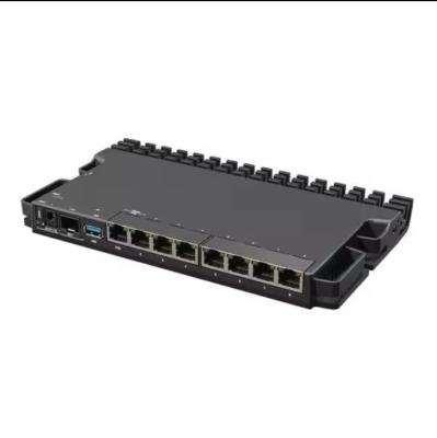 China RB5009UG S IN Nine-port 10g Smart Home/enterprise Ros Router Gigabit Quad Core Poe 600Mbps 2.4g Wi-Fi Transmission Rate for sale