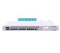 China 4 SFP 4 SFP Network Router  Ethernet Ports Rackmount Enterprise CCR1036-12G-4S-EM for sale