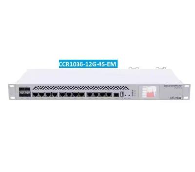 China 4 SFP 4 SFP Network Router  Ethernet Ports Rackmount Enterprise CCR1036-12G-4S-EM for sale