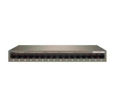 China TEG1016M 16-Port Gigabit Switch Speed Wireless Transmission Rate of 1000Mbps for Enterprise Level Engineering Monitoring Network for sale