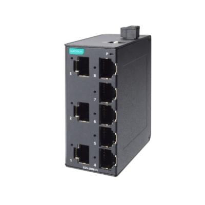 China 100% Original Entry-level EDS-2008-EL 8-port Unmanaged Ethernet Switches with QoS Function and Metal Housing for sale