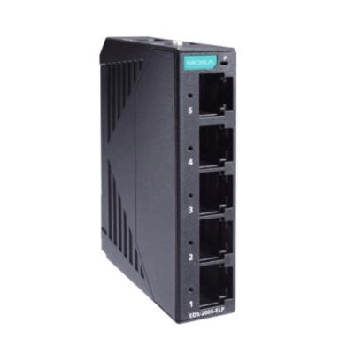 China Metal Housing 5-port Entry-level Unmanaged Ethernet Switches EDS-2005-EL Series Durable Design NO Private Mold for sale
