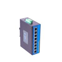 China 8 Port Industrial Ethernet Switch with Full-Duplex Half-Duplex Communication 10G Speed POE SNMP QoS SFP DIN-Rail Mounting for sale