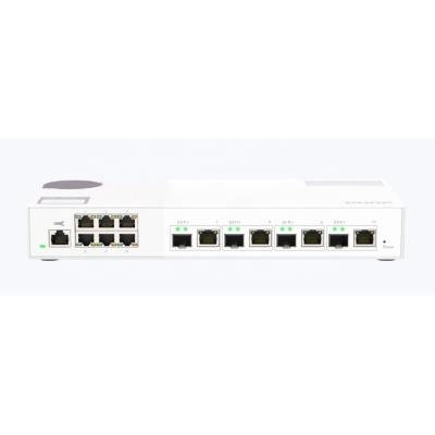 China QSW-M2106-4C 4*10GbE SFP /RJ45 Composite Ports and 6*2.5GbE Ethernet Ports L2 Web-based NMS Switch with POE Function for sale