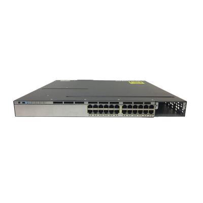 China 24-Port Layer 3 Managed PoE Switch with 10/100/1000 Ethernet Ports Customized Size LAN Base Stackable WS-C3750X-24P-L for sale