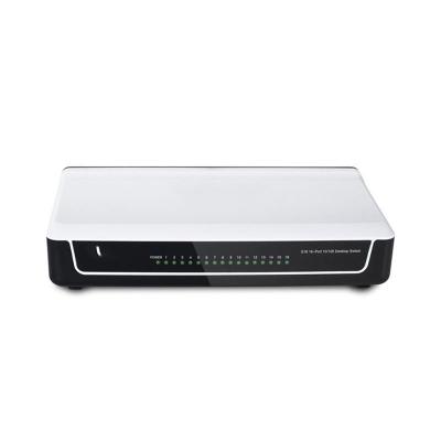 China Full-Duplex Communication Mode Customizable 16 Port RJ45 Desktop Ethernet Switch 10/100Mbps Auto-Negotiation Network Switch for sale