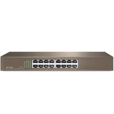 China 16-Port 100Mbps Fast Ethernet Desktop Rackmount TEF1016D Switch with 10/100Mbps Transmission Rate for sale
