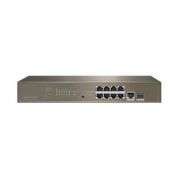 China TEG5310P-8-150W 10/100Mbps 16 Ports L3 Managed PoE Switch Switcher 13 Inches SFP Gigabit Switch for Your Requirements for sale