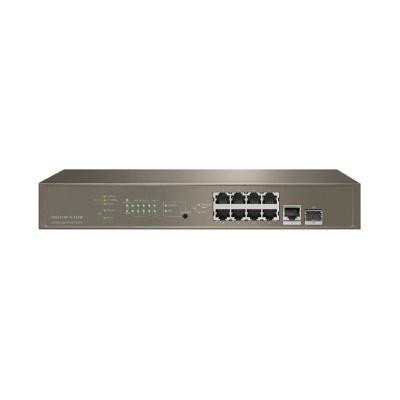 China TEG5310P-8-150W 10/100Mbps 16 Ports L3 Managed PoE Switch Switcher 13 Inches SFP Gigabit Switch for Your Requirements for sale