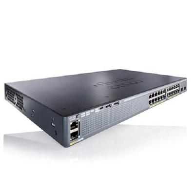 China WS-C2960X-24PD-L Original 2960-X 24 Port Gigabit Ethernet PoE Switch with 370W Power and 2 10G SFP Ports for sale
