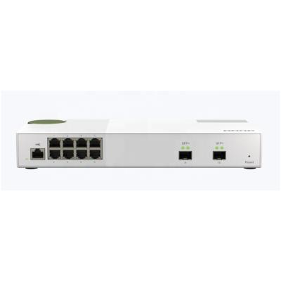 China Original QSW-M2108-2S Two 10GbE SFP+ Ports And Eight 2.5GbE Ethernet Ports L2 Web-based NMS Switch for sale