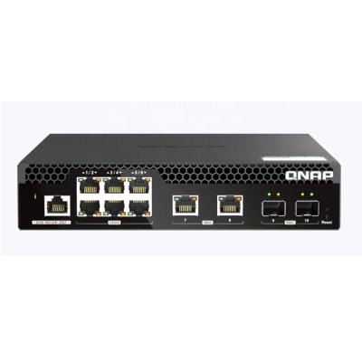 China QSW-M2106R-2S2T 6x2.5GbE RJ45 Port 2x10GbE RJ45 Port 2x10GbE SFP Optical Port L2 Web-based NMS Switch for sale