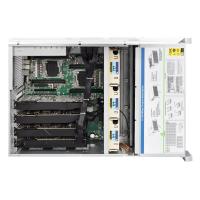 China Tel Xeon E5 Dual CPU Motherboard Rack Server Case 4U Portable GPU AI Server with GPU Cards for sale