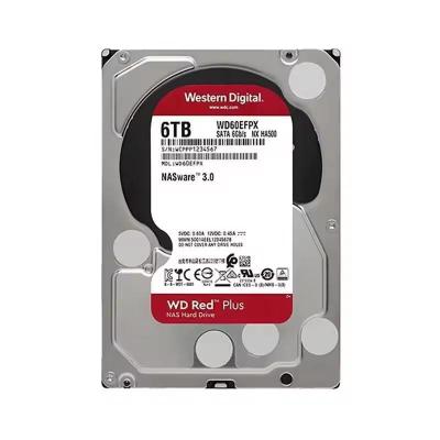 China Red Plus WD60EFPX 6TB NAS Hard Disk Drive 5400 RPM Class SATA 6Gb/s 256MB 3.5 Inch HDD with and Fast Average Seek Time for sale