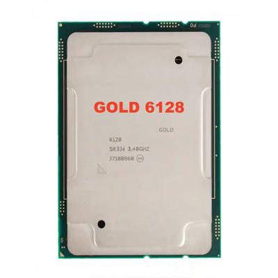 China Customized  CPU GOLD 6128 cpus tray 6128 processor CPU 3.4GHz 115W 19.25MB 6cores 6128 CPU for sale