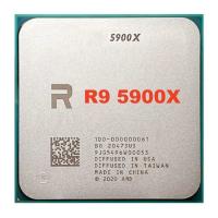 China Customized R9 5900X 3.7 GHz to 4.8GHz twelve-Core 24-Thread CPU Processor R9 32MB socket AM4 New TRAY R9 CPU processor for sale