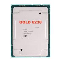 China Gold 6238 CPU Processor 2.1GHz 22 Core 140W 6238 Server Processor for sale