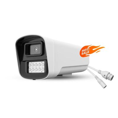 China Dual-light Night Vision IP66 Waterproof Bullet Audio Motion Detection P2P CCTV 4MP POE AI IP Security Network Camera for sale