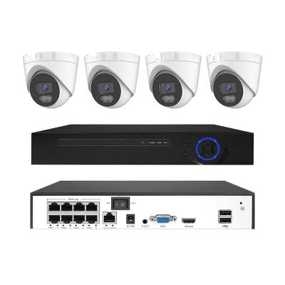 China Customized 3MP 5MP 8MP easy to install night vison outdoor cctv camera dome POE kit for sale