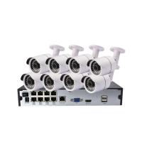 China H.265 P2P 8Ch Surveillance Camera System Waterproof IP Camera POE NVR Kit for sale