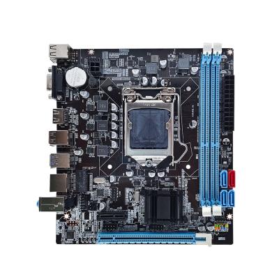 China Customized Top quality pc motherboard B75 motherboard combo for desktop computer DDR3 RAM B75 mainboard for sale