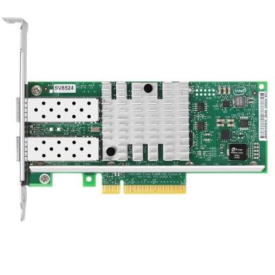 China Network 10gb Ethernet Card SV8524 PCIe V2.0 Lanes JL82599ES SFP+ X520da2-55 for sale