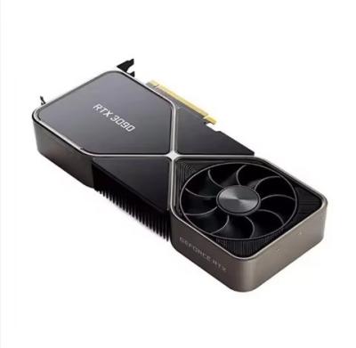 China N-VIDIA RTX3090 Video Card with 24GB GPU for Gaming Workstation Desktop VGA Output Interface Water or Fan Cooler Option for sale