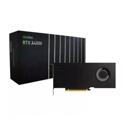China Gaming Gpu Graphics Card  RTX A4000 Gddr6 16GB PCI Express 4.0 x16 Professional Video Graphic Card for sale