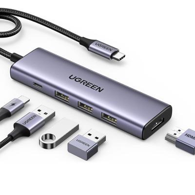 China 5 In 1 USB C Multiport Hub 100W 5Gbps USB C Dongle For MacBook Pro for sale