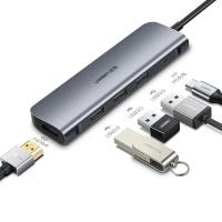 China USB C Hub 5 in 1 Multiport Adapter 100W Power Delivery, 3 USB 3.0 Data Ports, 5Gbps Transfer Speed for sale