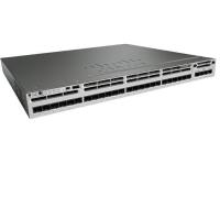 China Original Catalyst 3850 Series Managed L3 Network Switch with 24 Gigabit SFP Ports, Stackable Design, and 92Gbps Switching Capacity for sale