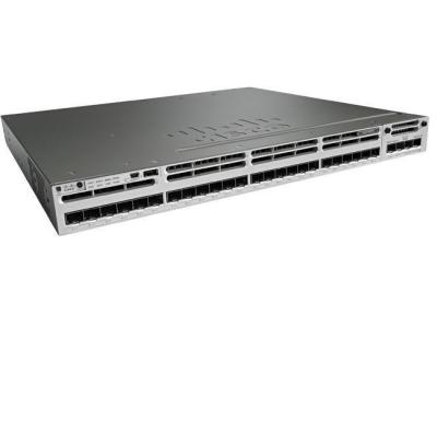 China Original Catalyst 3850 Series Managed L3 Network Switch with 24 Gigabit SFP Ports, Stackable Design, and 92Gbps Switching Capacity for sale