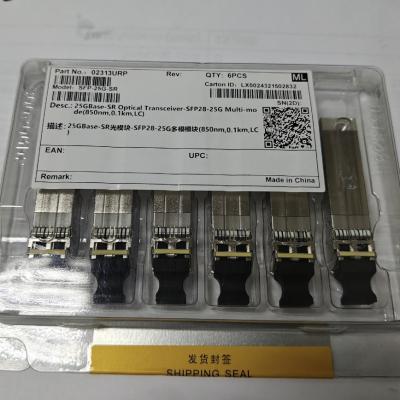China SFP-25G-SR-S 25GBASE-SR Optical Transceiver-SFP28-25G SFP28 850nm 100m DOM Duplex LC MMF Fiber 25Gbps Network Module for sale
