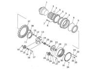 China 208-27-00152 208-27-00151 208-27-00150 PC400-6 PC450-6 Excavator Final Drive for sale