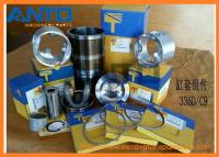 China C9 Engine Liner Kit Fit For  336D Excavator , Forged Engine Piston 197-9297 324-7380 265-1401 for sale