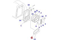 China 20Y-54-35731 20Y5435731 Weather Strip Fit KOMATSU Excavator PC130-6 PC200-6 PC400-6 Spare Parts for sale