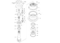 China 39Q812251 39Q8-12251 Sun Gear No.2 For HYUNDAI R290LC-9 Swing Reduction Gearbox for sale