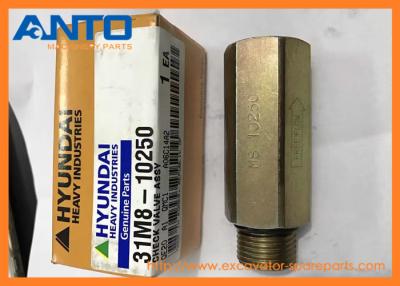 China 31M8-10250 CHECK VALVE Applied To Hyundai R55-9 R80-9 Excavator Parts for sale