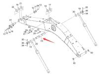 China 3079491 ZX350H-5G Boom Cylinder Pin Fit For HITACHI Excavator Arm Pin for sale