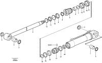 China VOE990596 O-Ring Excavator Spare Parts For VOE EC160B EC160C EC160D EC160E EC170D for sale