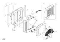 China VOE11110705 11110705 Water Tank Radiator Core ASS'Y For VOE EC290B for sale